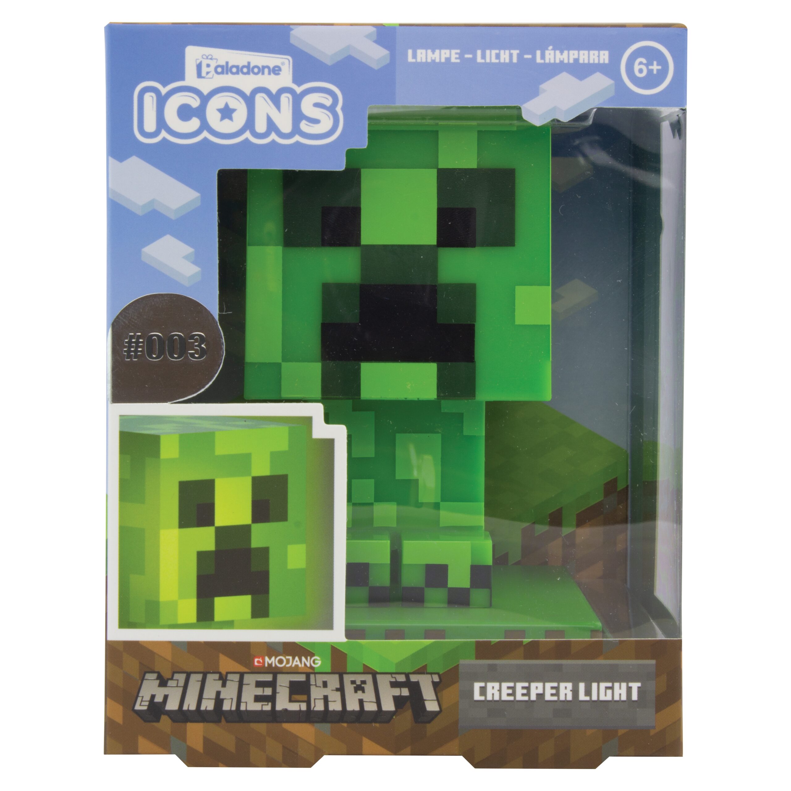 Minecraft Creeper Icons Lamppu - Pelimies