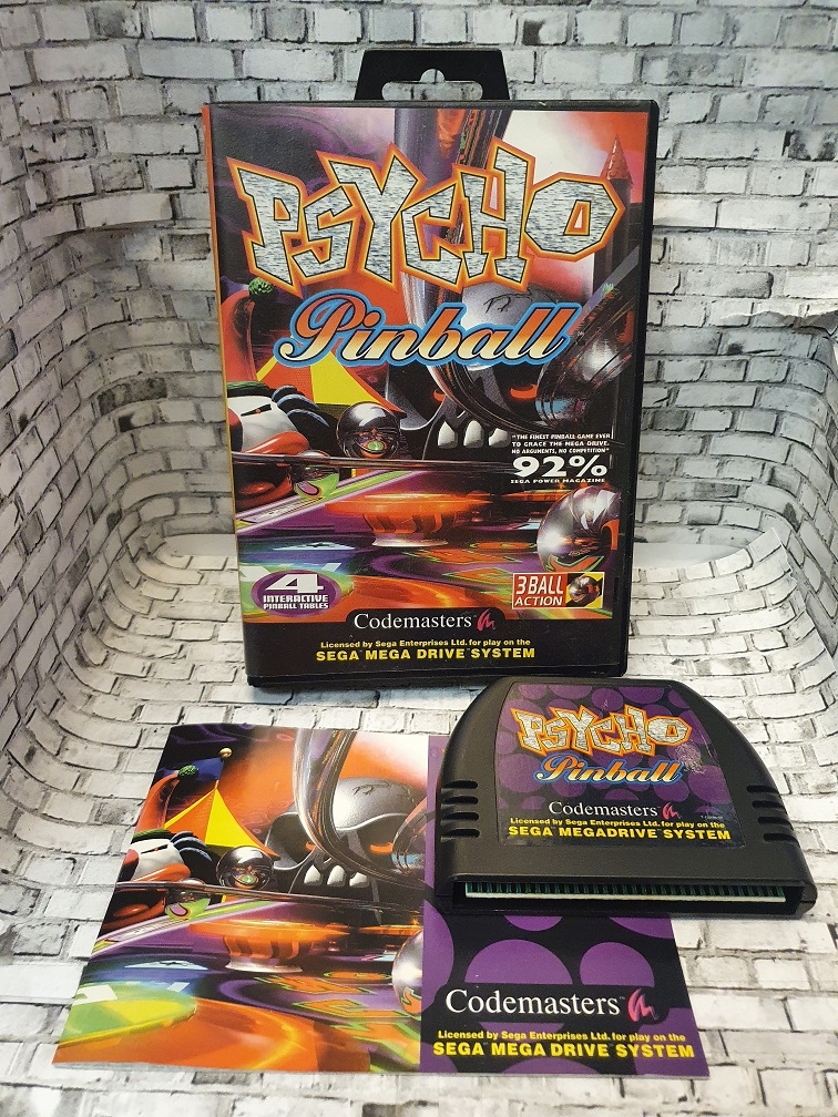 Psycho Pinball (Mega Drive) CIB - Pelimies