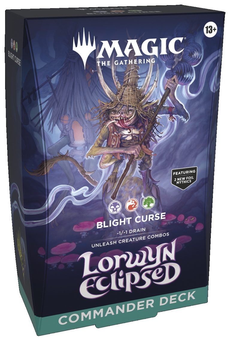 MTG Lorwyn Eclipsed Commander Deck Blight Curse (Black/Red/Green ...