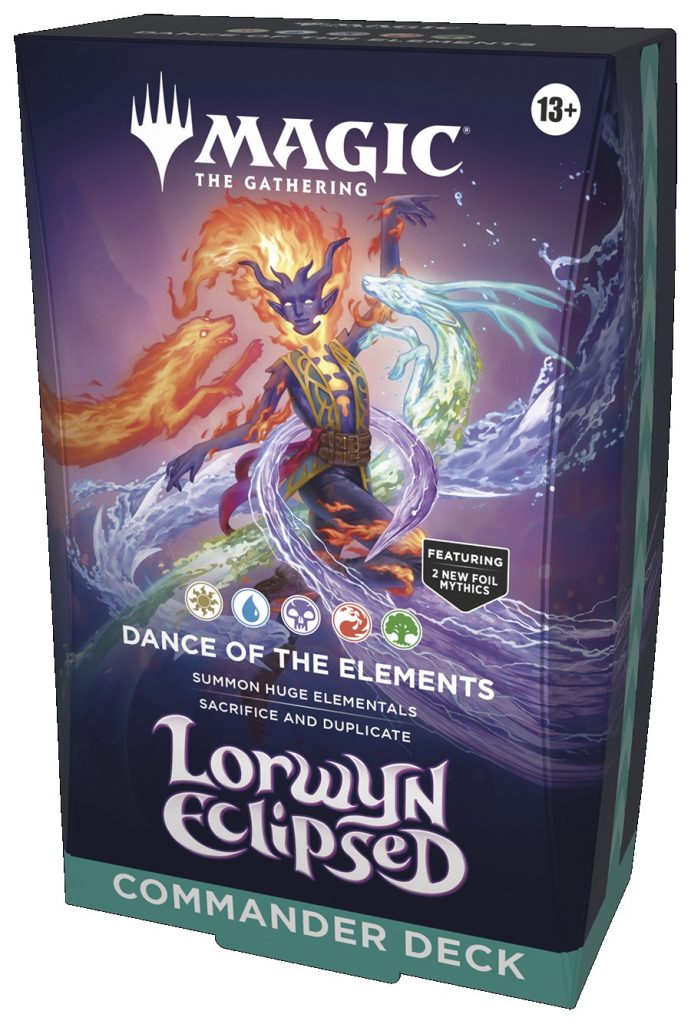 MTG Lorwyn Eclipsed Commander Deck Dance of the Elements (Blue/Red ...