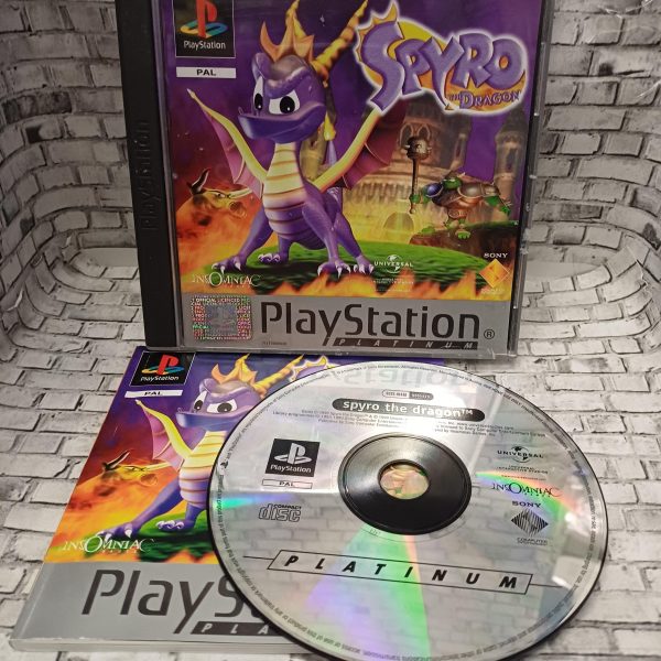 Spyro the Dragon käytetty (PS1) Platinum CIB - Pelimies