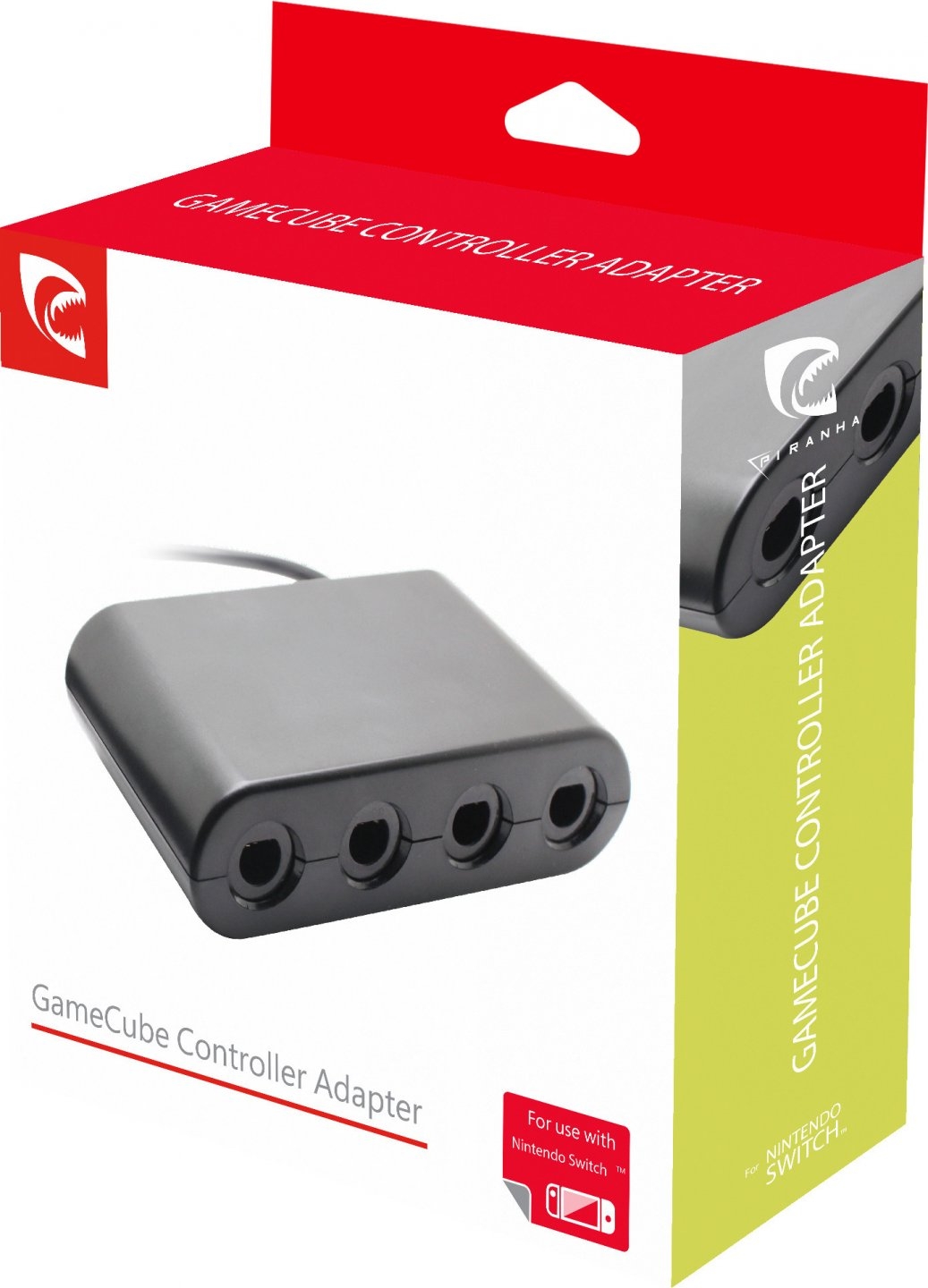 Piranha GAMECUBE CONTROLLER ADAPTER (Switch) - Pelimies