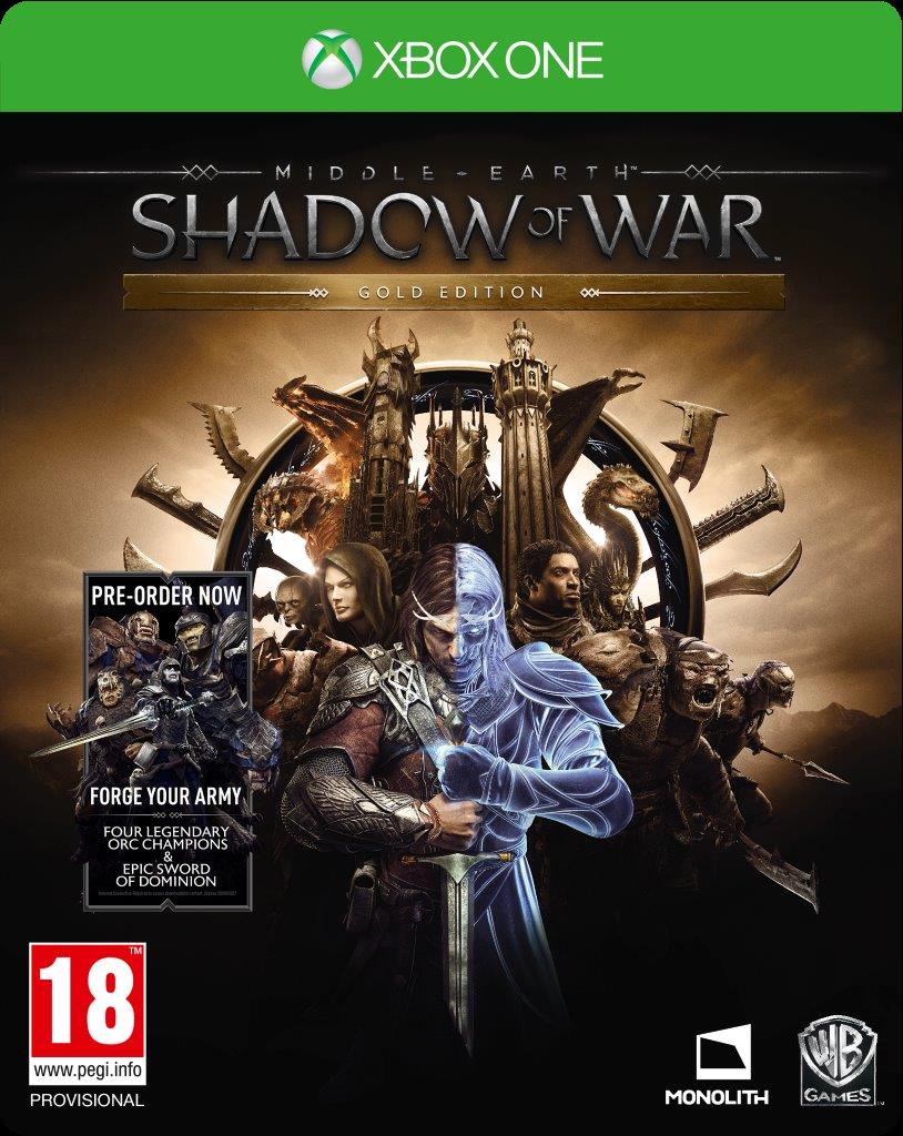 Middle Earth: Shadow of War Gold Edition (Xbox One) - Pelimies