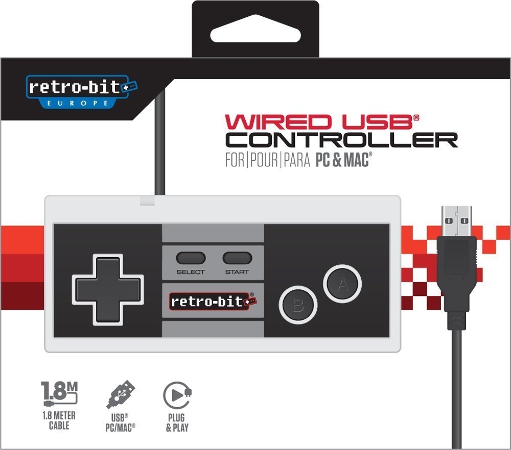 Retro-Bit NES USB Wired Controller - Pelimies