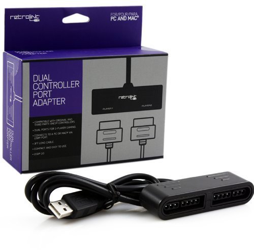 Retrolink Dual Controller Port Adapter ‐USB-adapteri SNES-ohjaimille ...
