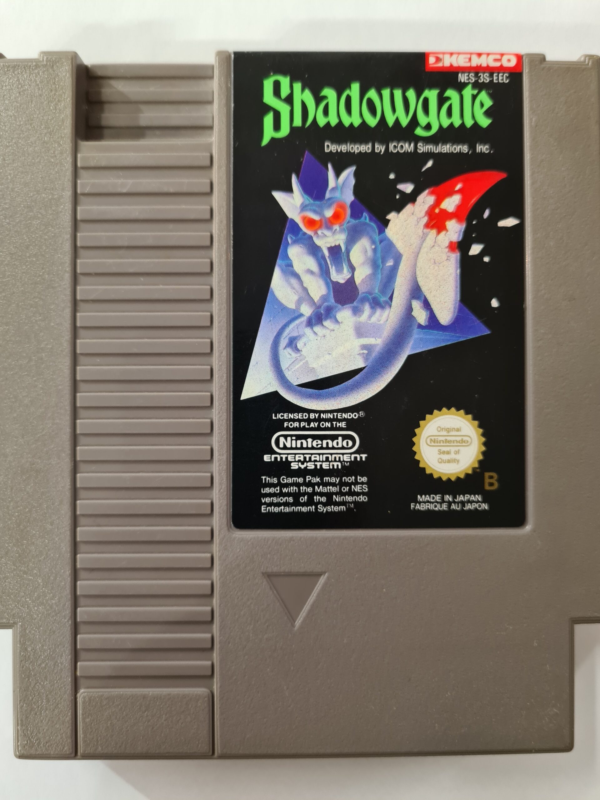 Shadowgate EEC (NES) Loose - Pelimies