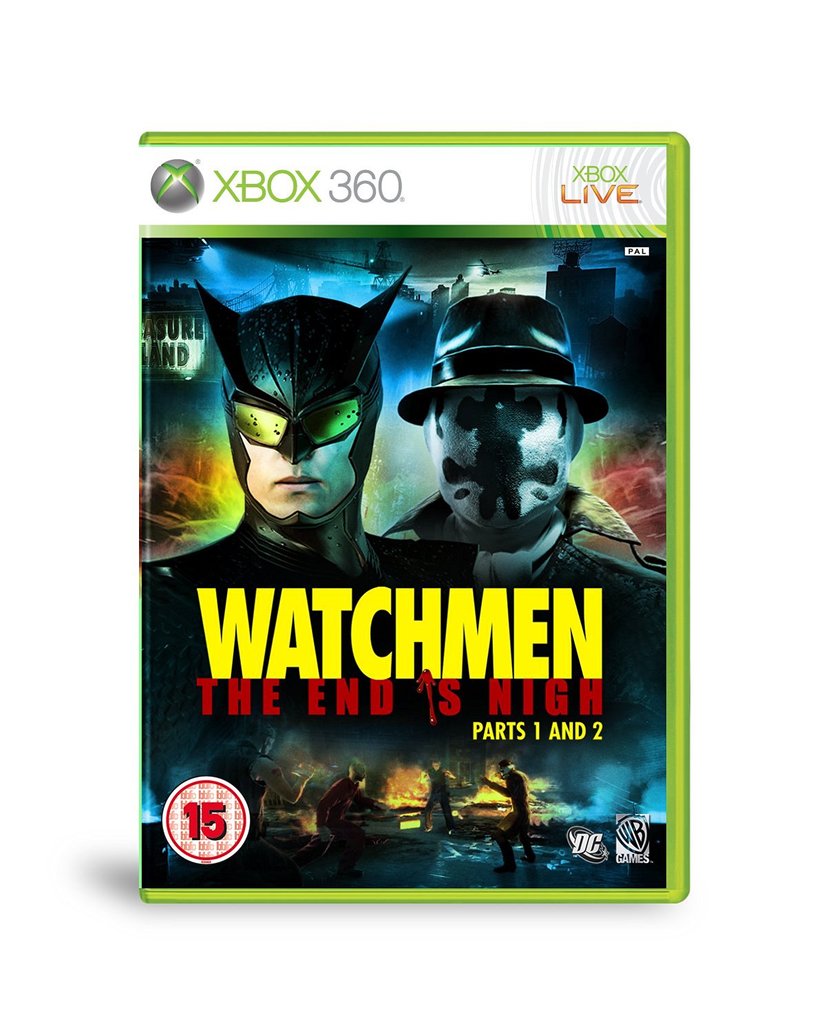 Watchmen the End is Nigh Parts 1 and 2 käytetty (Xbox 360) - Pelimies